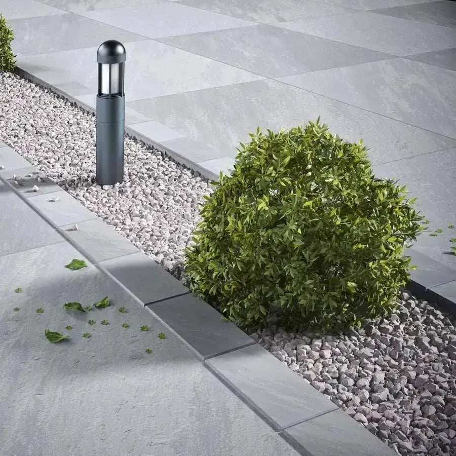 Kandla Grey Porcelain Paving Border Edging Setts 200 x 100 | Paving ...
